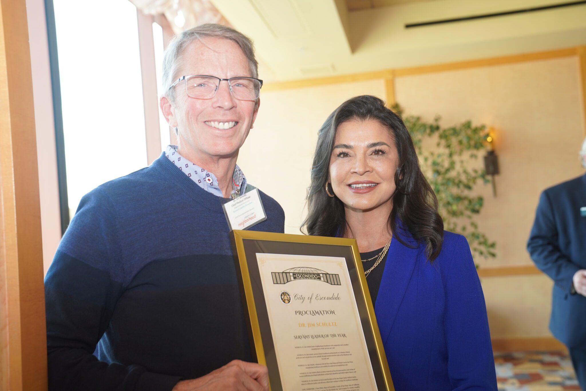 Dr. Jim Schultz Recieves This Years Servant of The Year Award ...